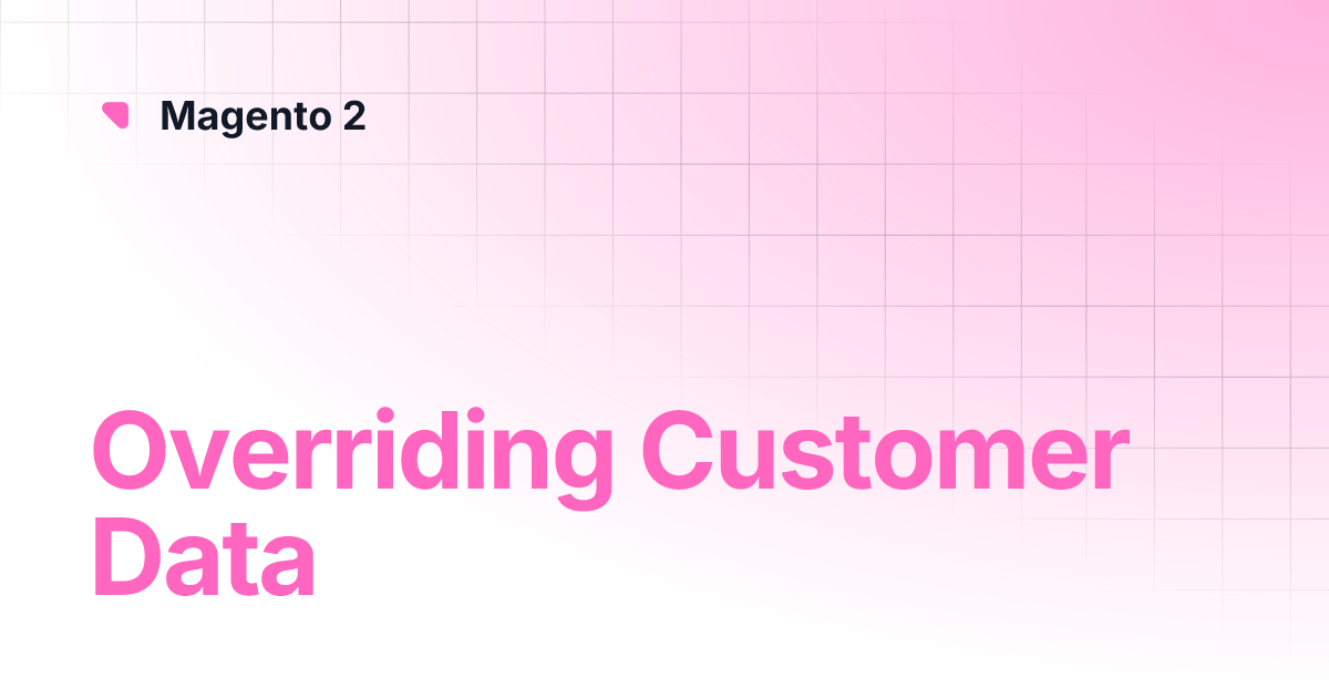 Overriding Customer Data | Magento 2