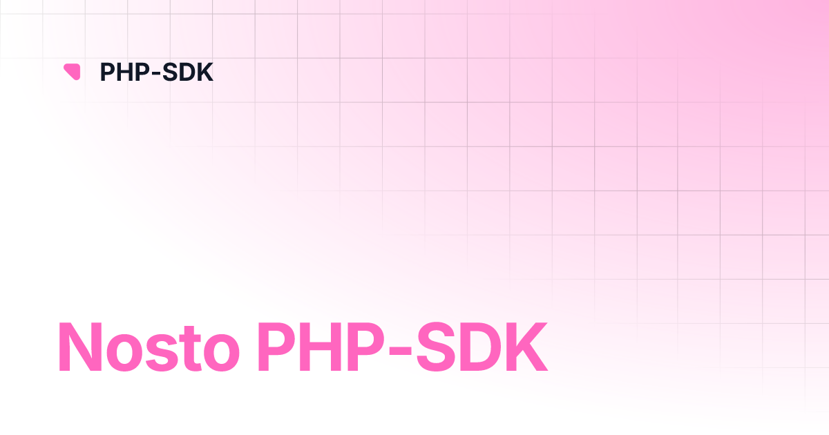 Nosto PHP-SDK | PHP-SDK